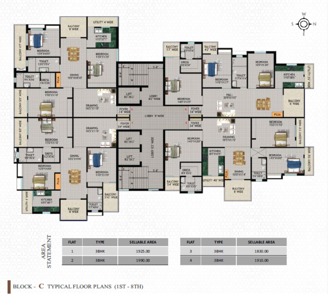 Basargarh-Block-C-Floor-Plan | 99Realty