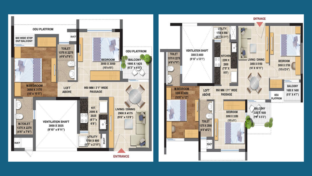 Elevate_2BHK-Layout | 99Realty