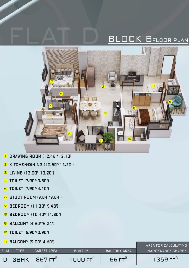 Block B Flat D | 99Realty