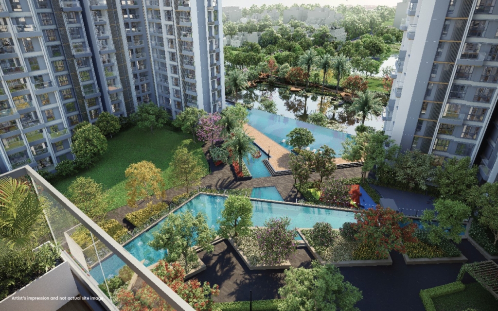 Godrej Blue Balcony View | 99Realty